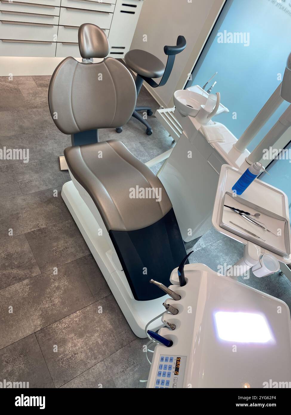 Empty Dentist Chair in Modern Dental Clinic Room - Clean and Sterile ...
