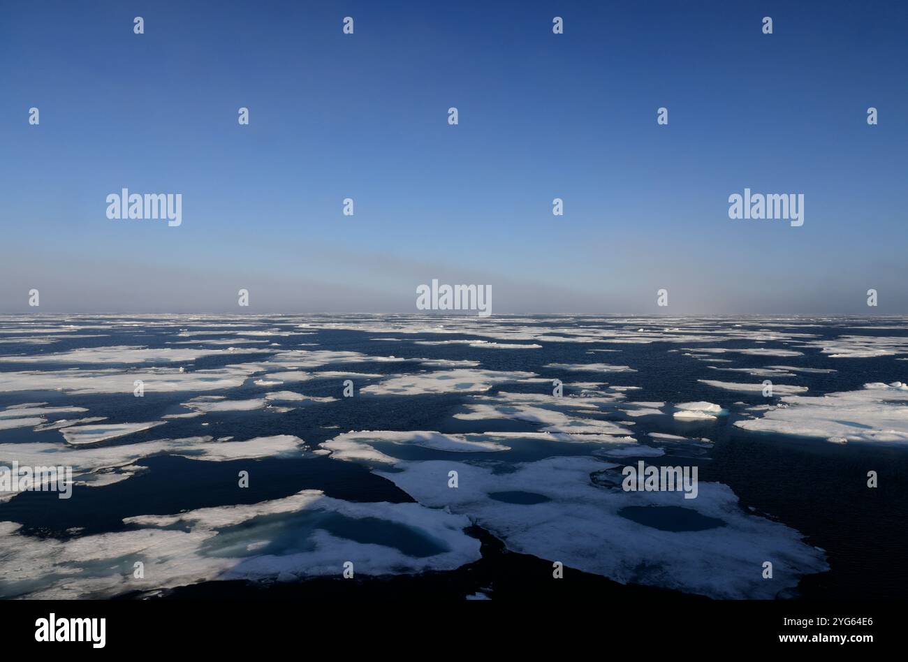 Pack ice north of Svalbard Stock Photo - Alamy