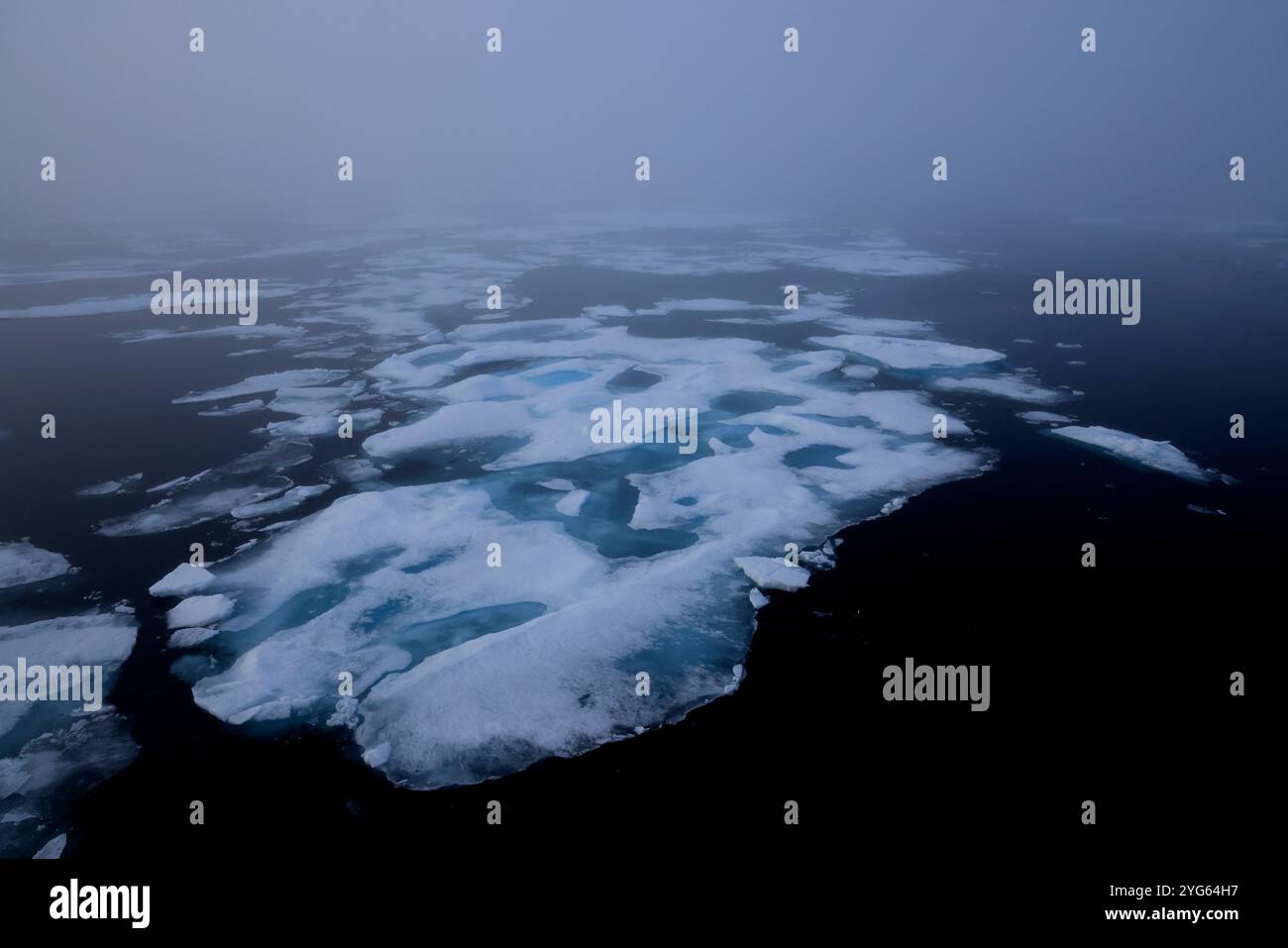 Pack ice north of Svalbard Stock Photo - Alamy