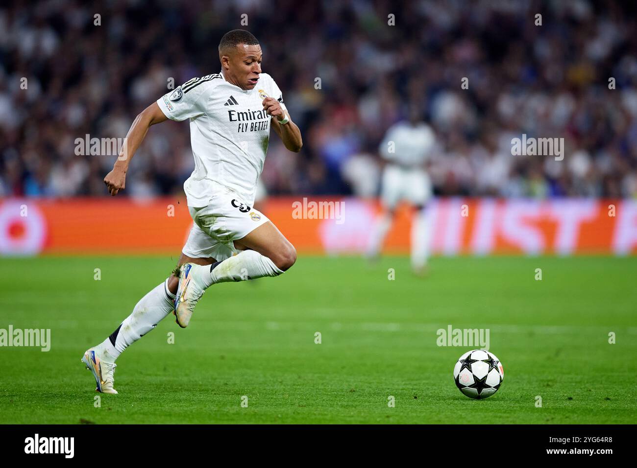 MADRID, SPAIN - NOVEMBER 05: Kylian Mbappe of Real Madrid during the ...
