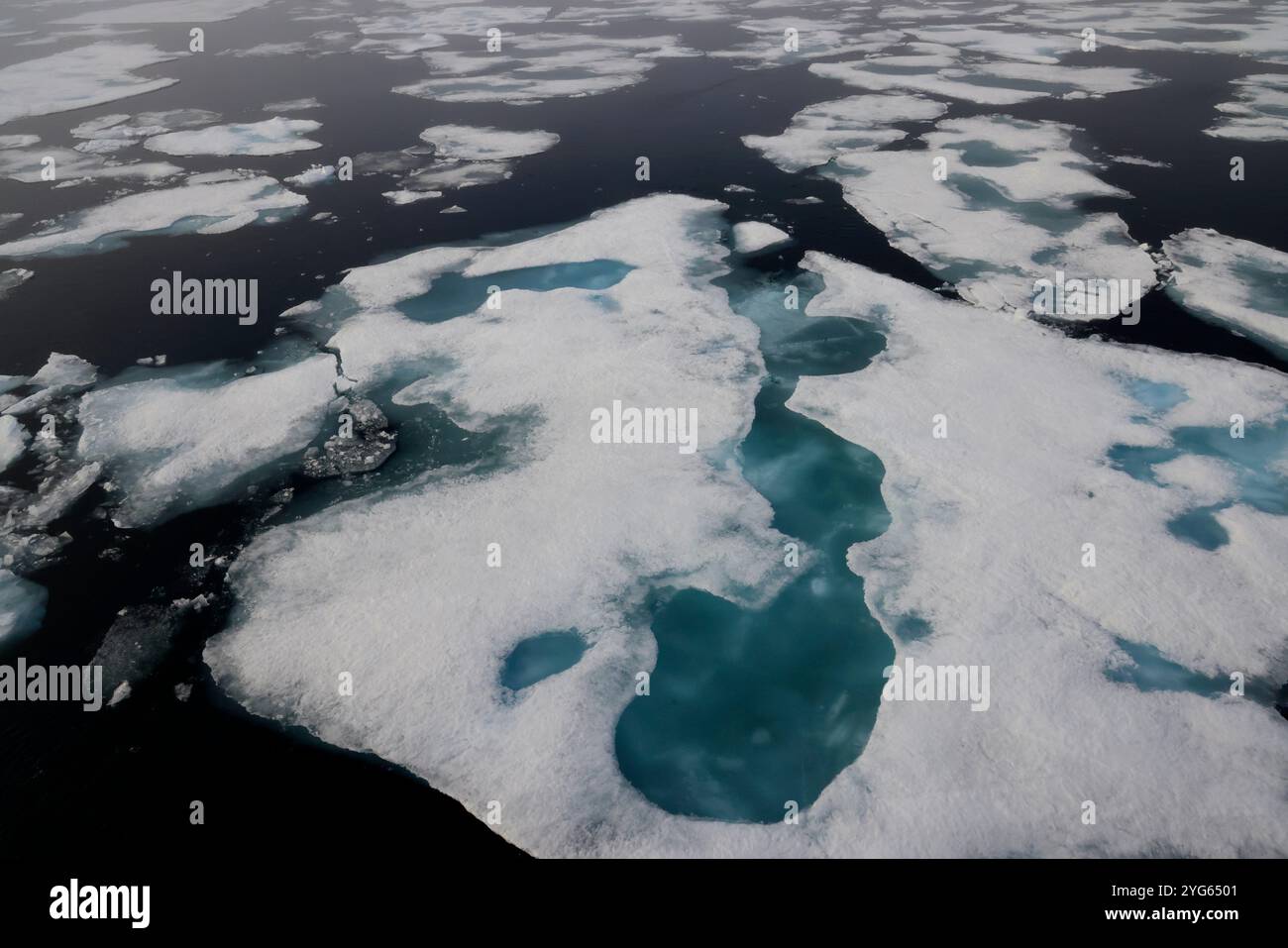 Pack ice north of Svalbard Stock Photo - Alamy