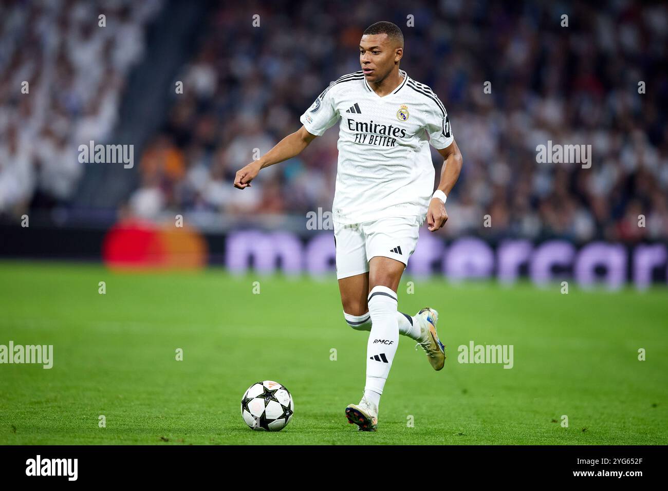 MADRID, SPAIN - NOVEMBER 05: Kylian Mbappe of Real Madrid during the ...