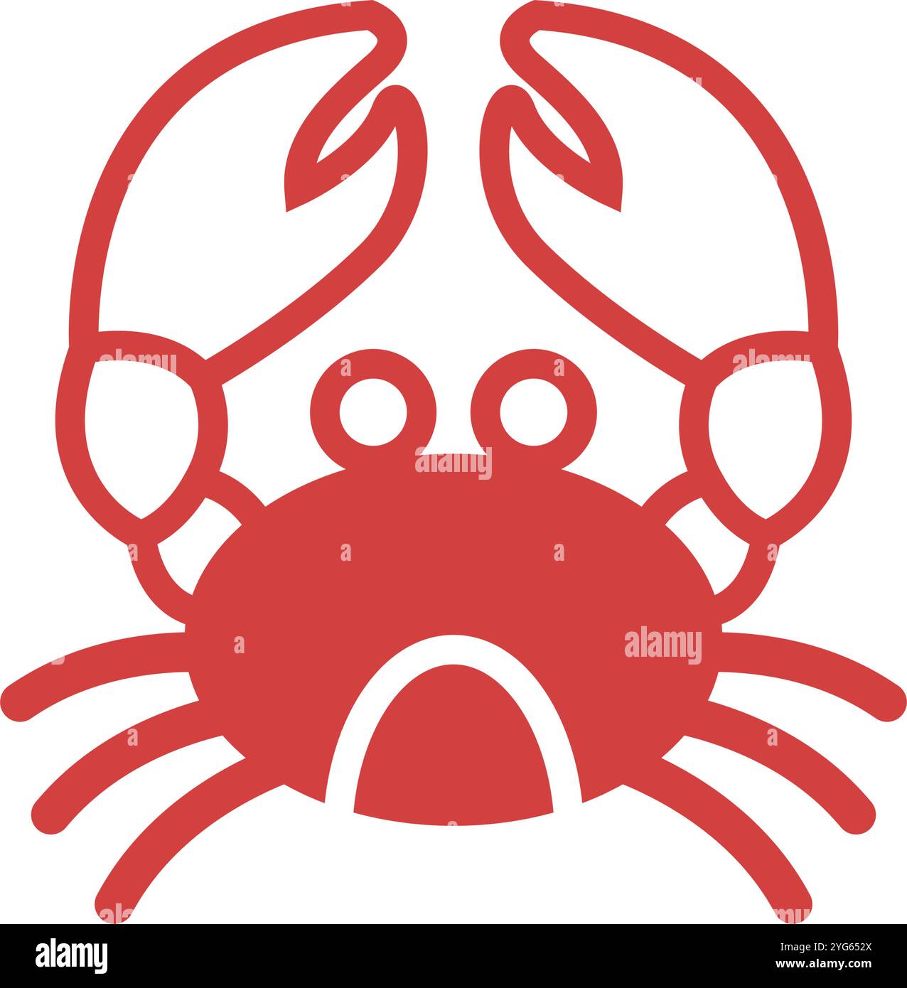Crabs logo icon design template Stock Vector Image & Art - Alamy