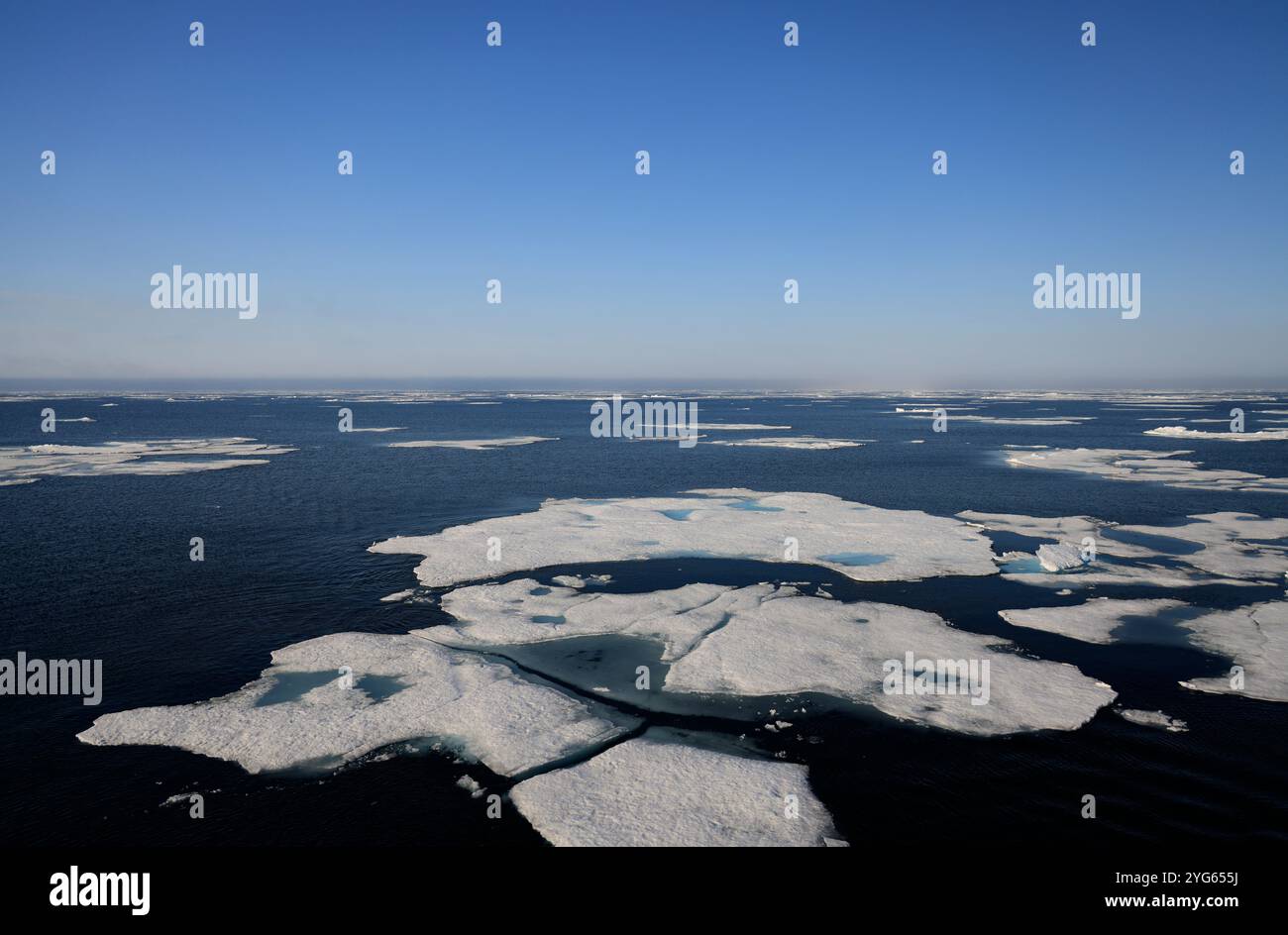 Pack ice north of Svalbard Stock Photo - Alamy