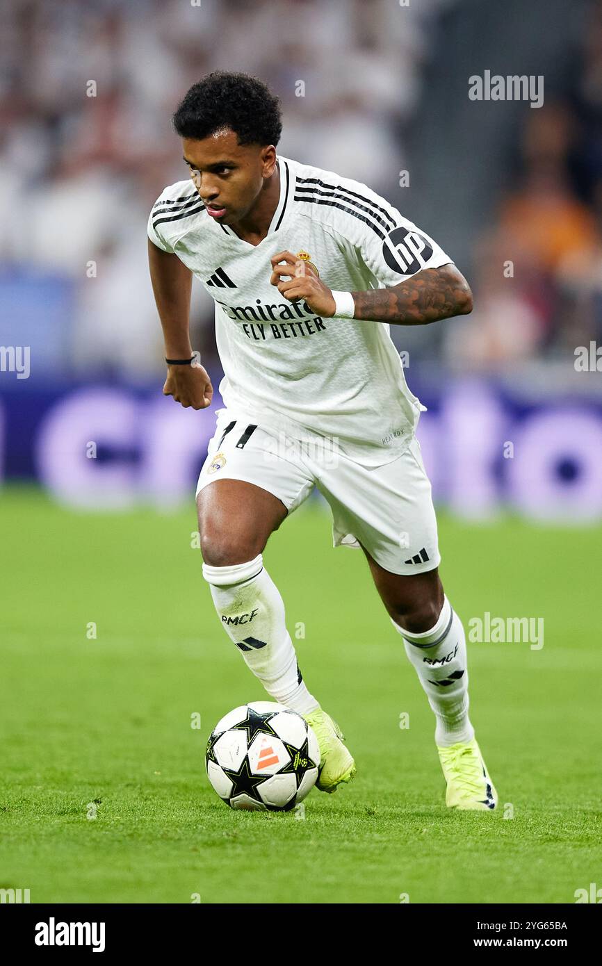MADRID, SPAIN - NOVEMBER 05: Rodrygo Goes of Real Madrid during the ...