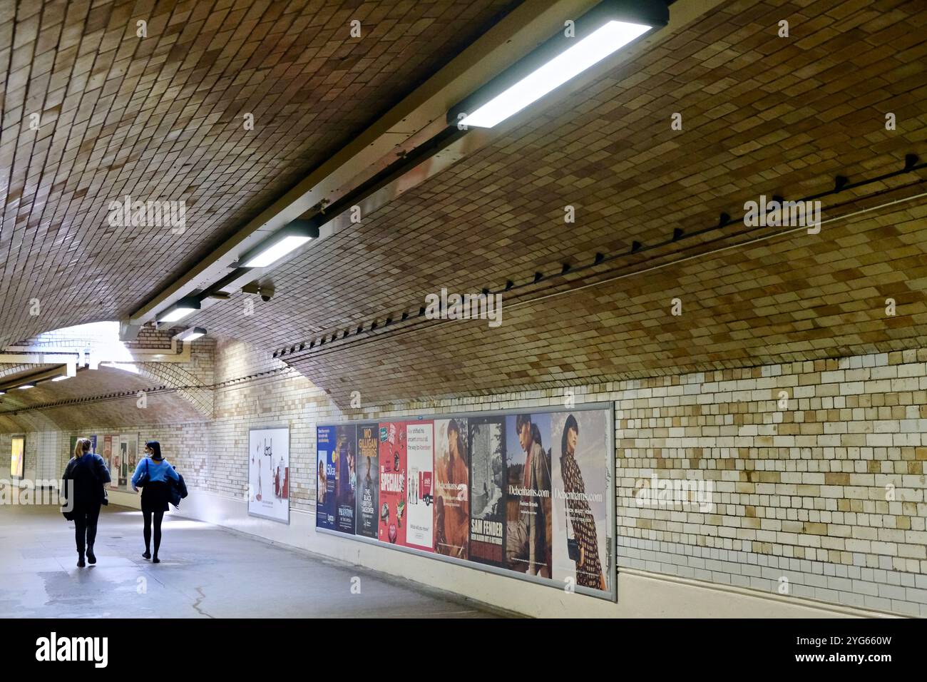 The South Kensington subway that connects South Kensington tube station ...