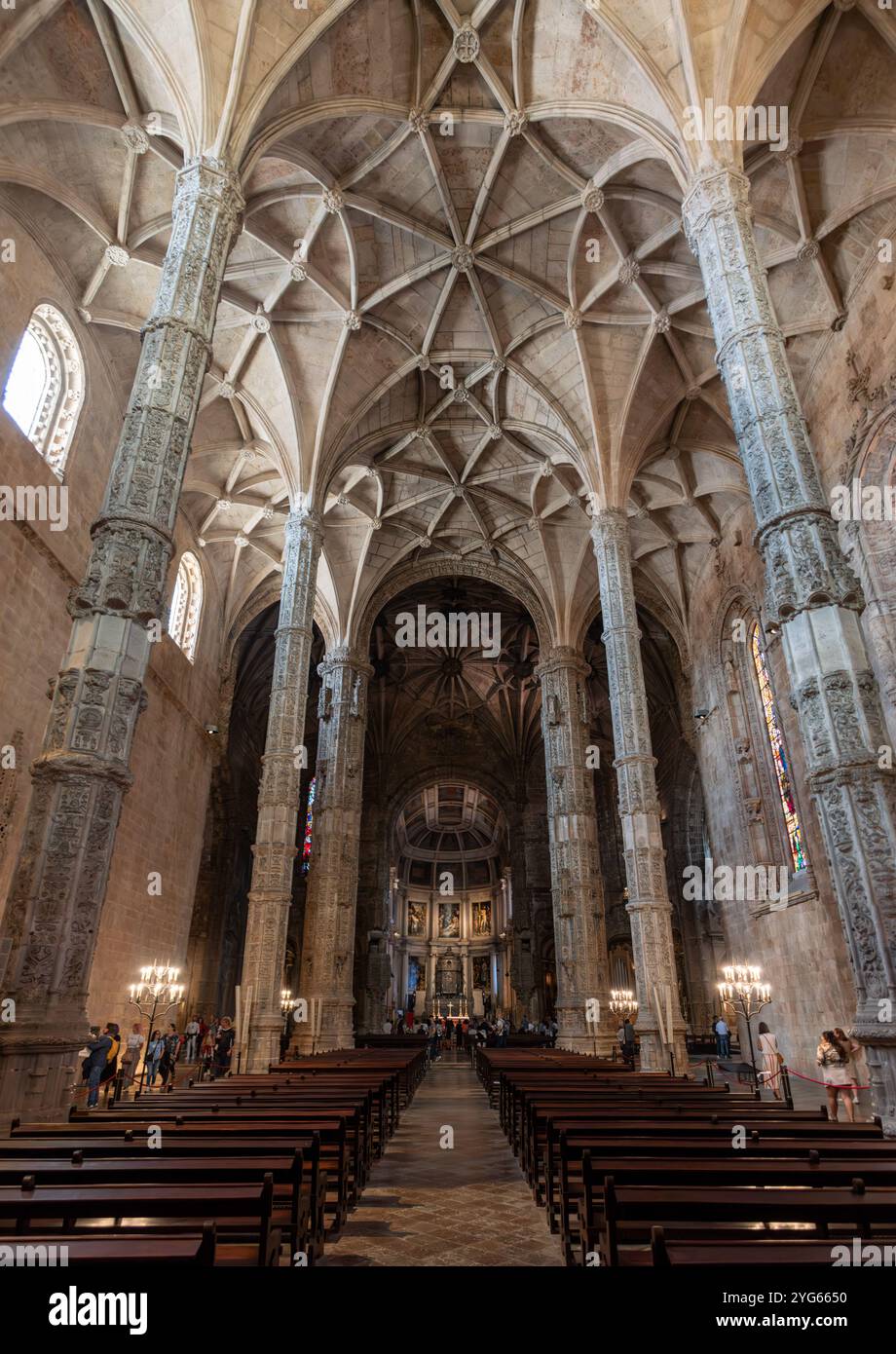 Lisboa, Portugal - June 03, 2024 - Magnificent manueline gothic ...