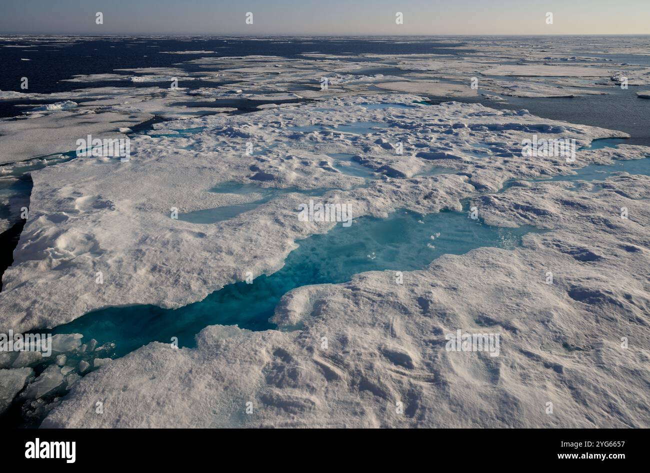 Pack ice north of Svalbard Stock Photo - Alamy