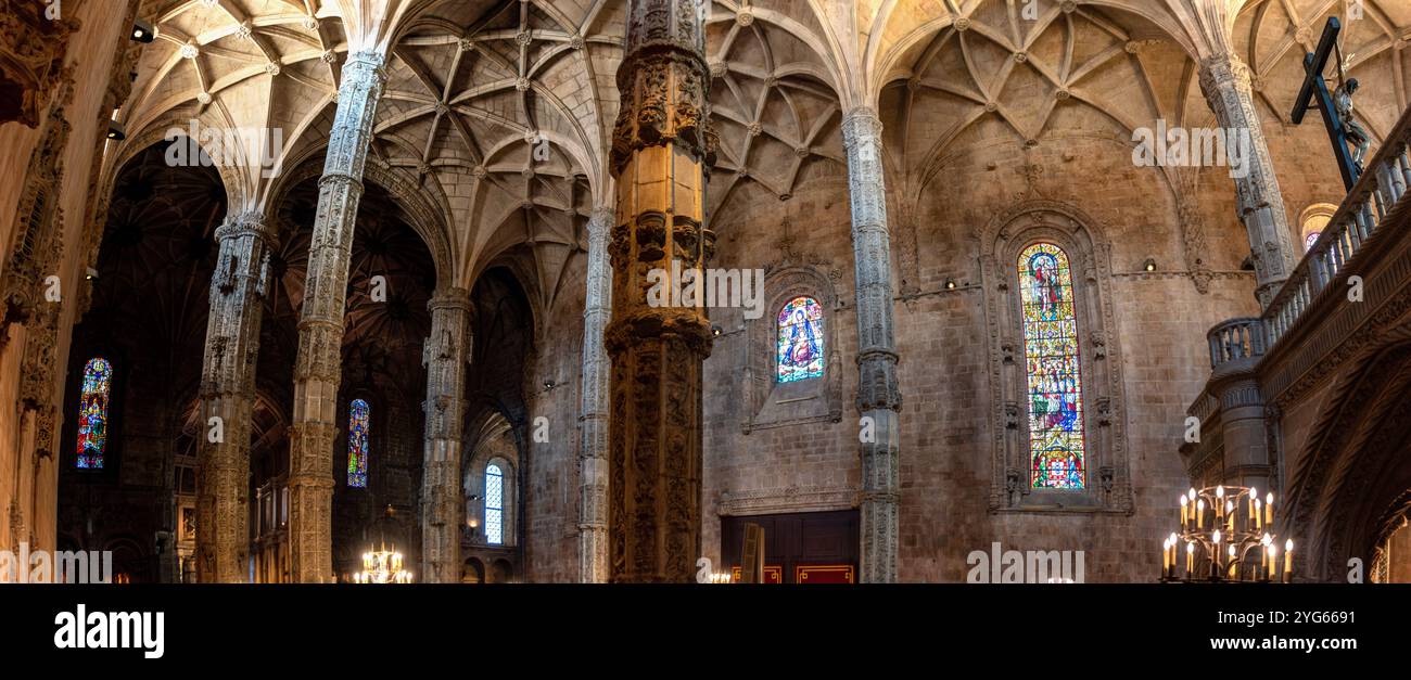 Lisboa, Portugal - June 03, 2024 - Magnificent manueline gothic ...