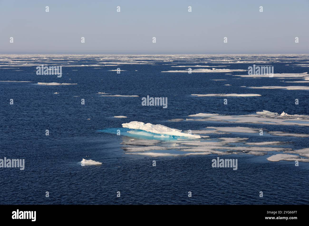 Pack ice north of Svalbard Stock Photo - Alamy