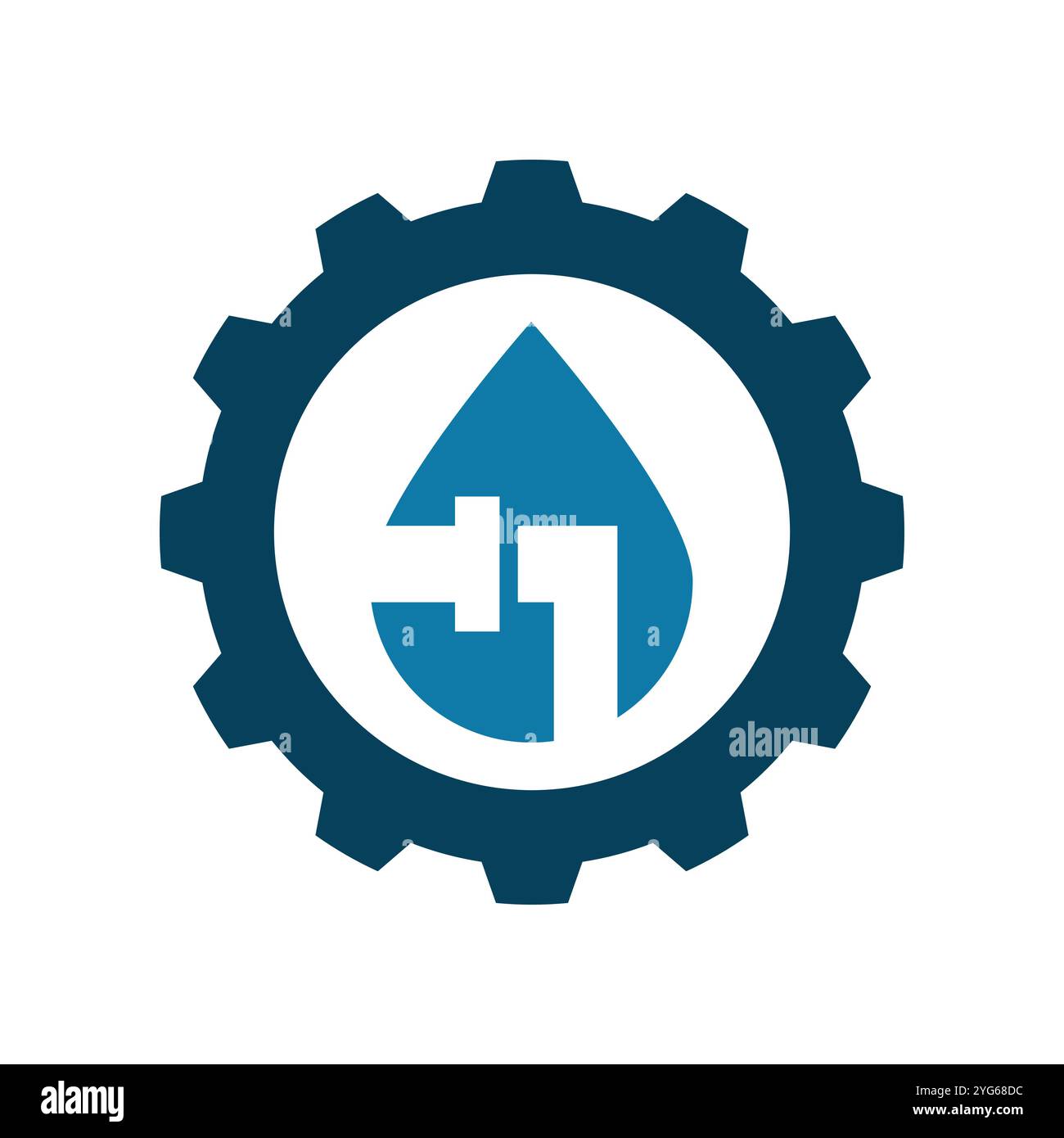 water pipe service icon logo design template Stock Vector Image & Art ...