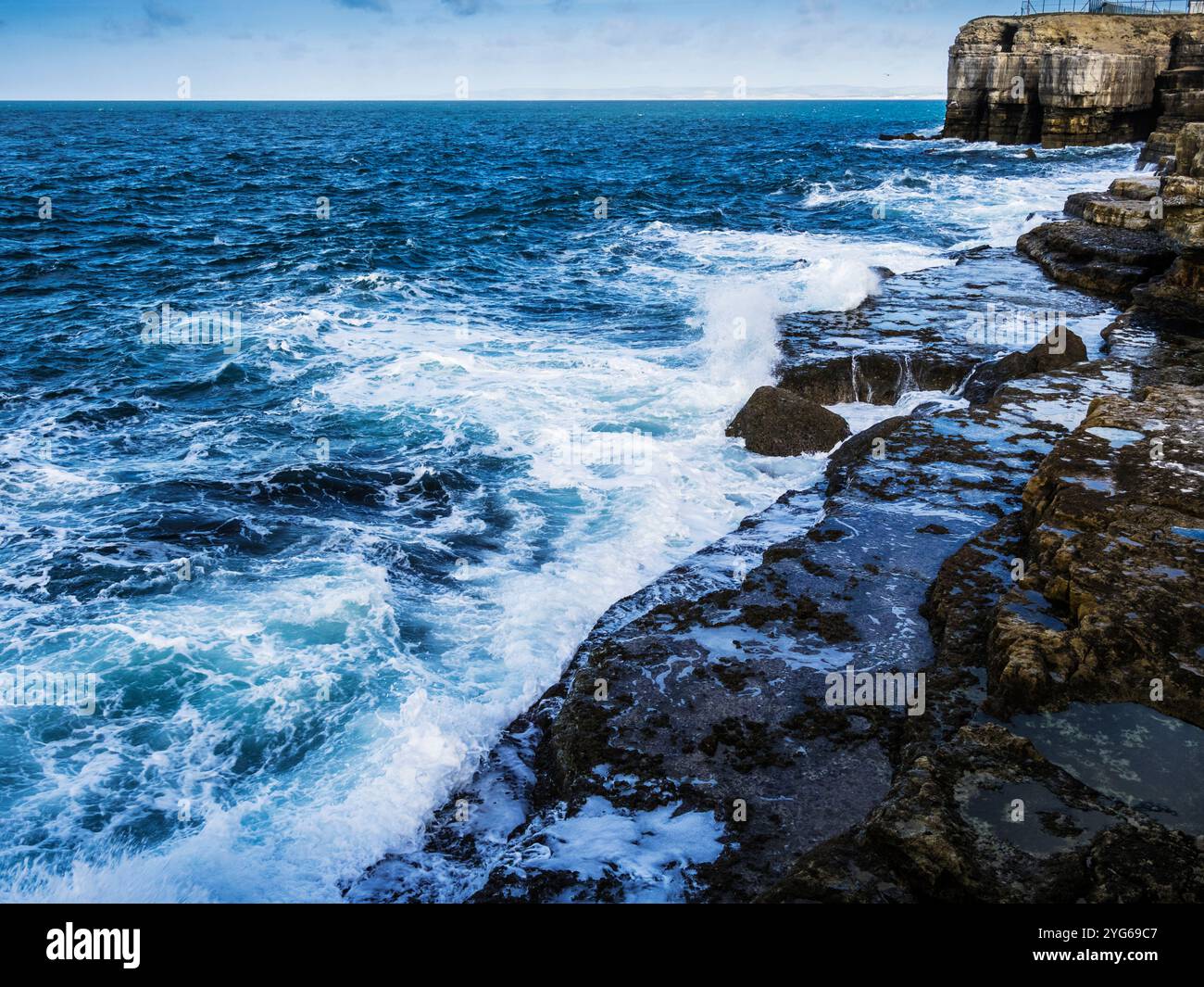 The Isle of Portland on the Jurassic Coast in Dorset Stock Photo - Alamy