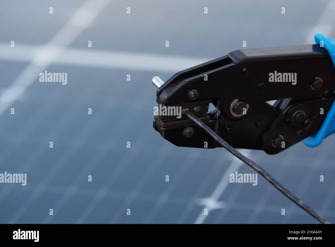 Solar cable crimping tool hi-res stock photography and images - Alamy