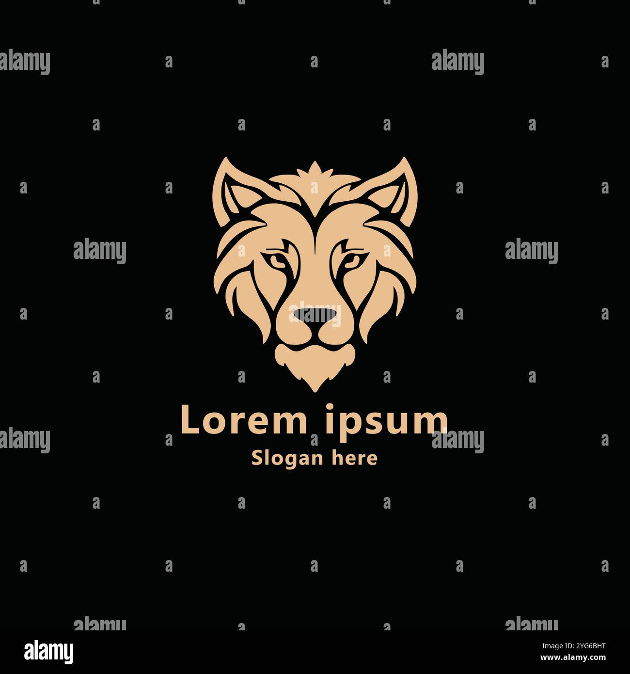 Classic lion logo hi-res stock photography and images - Alamy