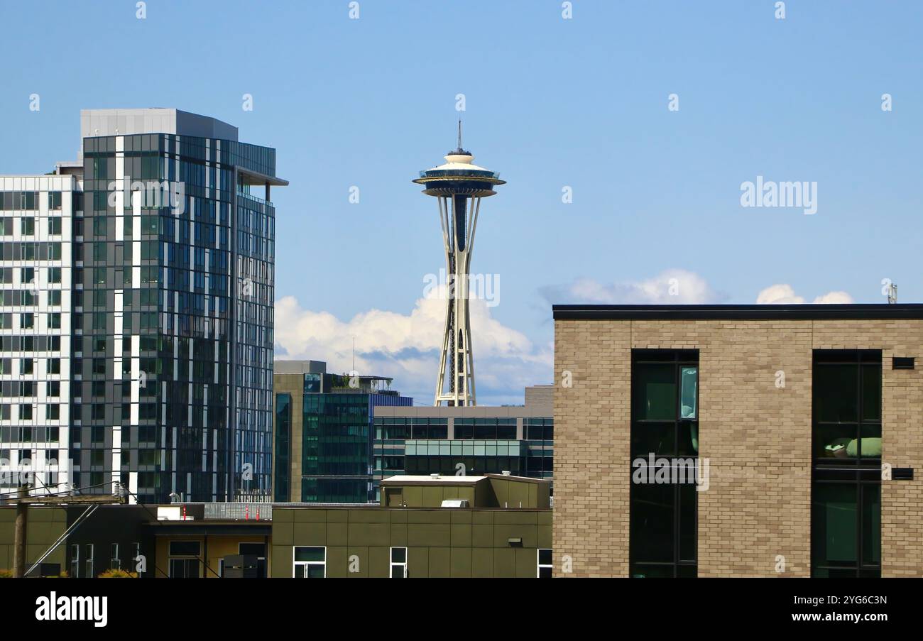The Space Needle observation tower built for the1962 World's Fair ...