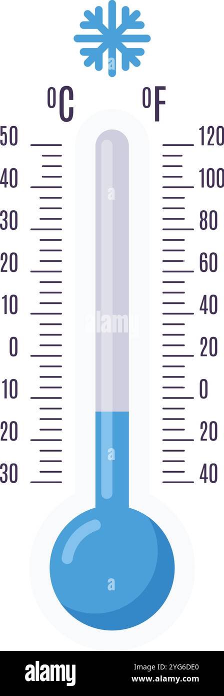 Below freezing temperatures Stock Vector Images - Alamy
