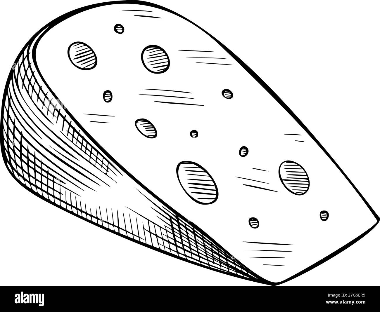 Vintage cheddar cheese wheel Stock Vector Images - Alamy