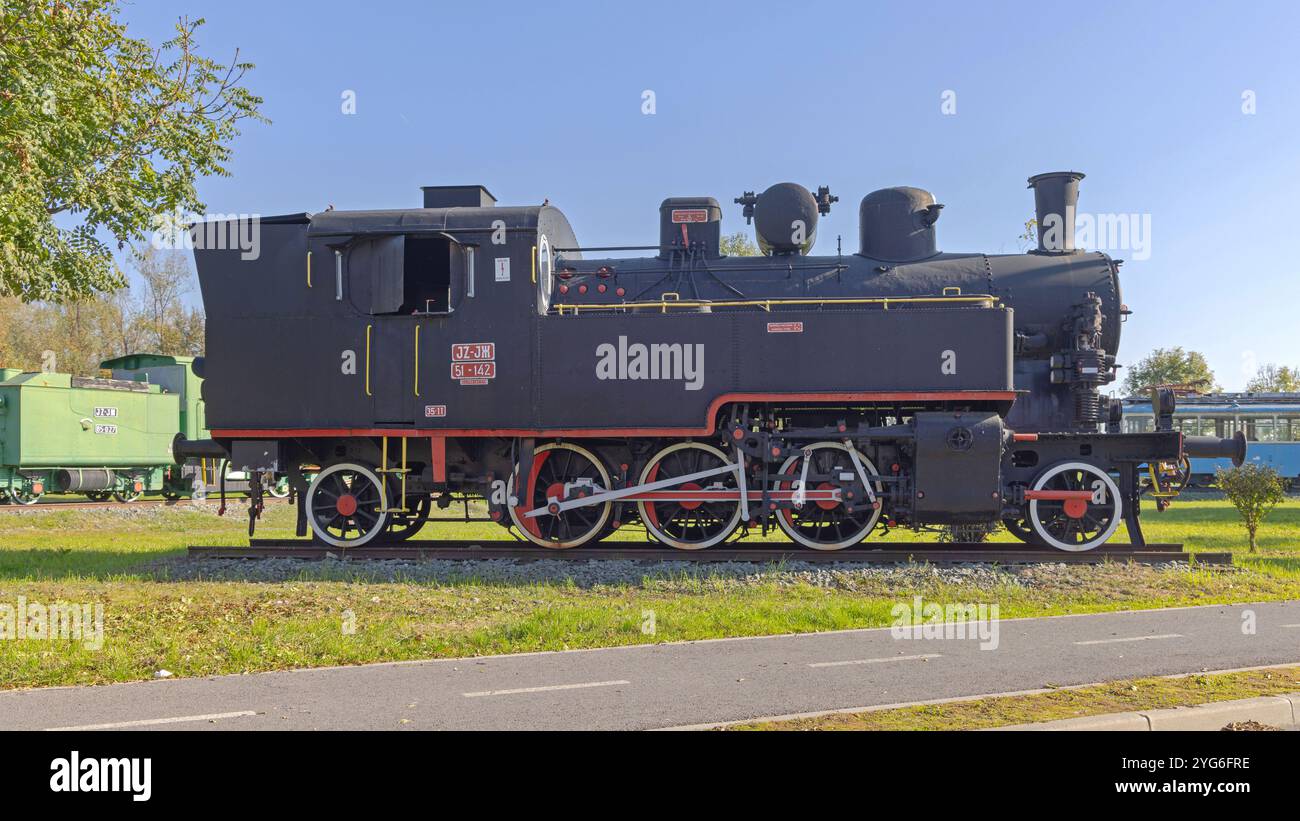 Slavonski Brod, Croatia - October 22, 2024: Big Black Standard Gauge ...