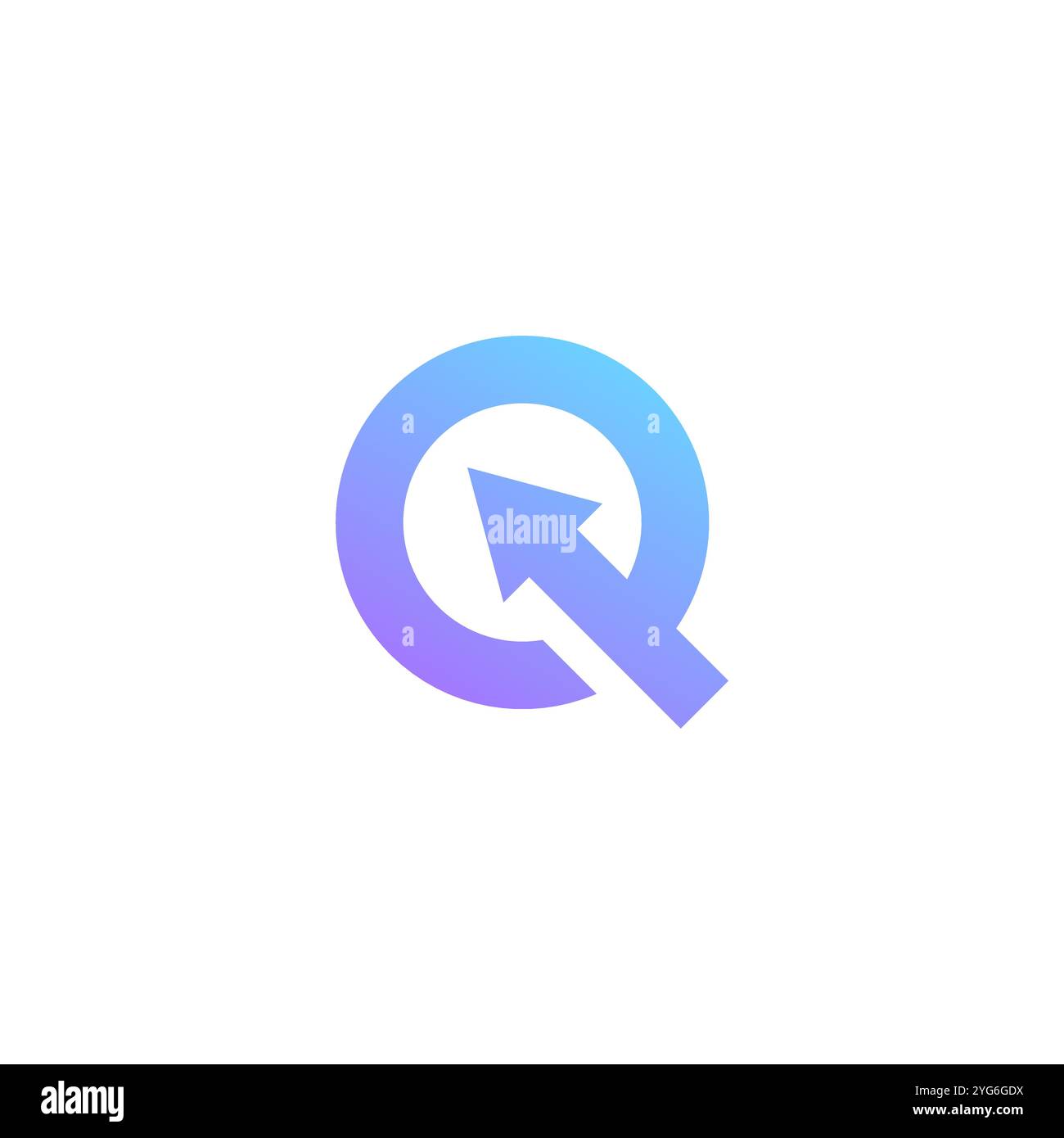 Letter q with arrow hi-res stock photography and images - Alamy