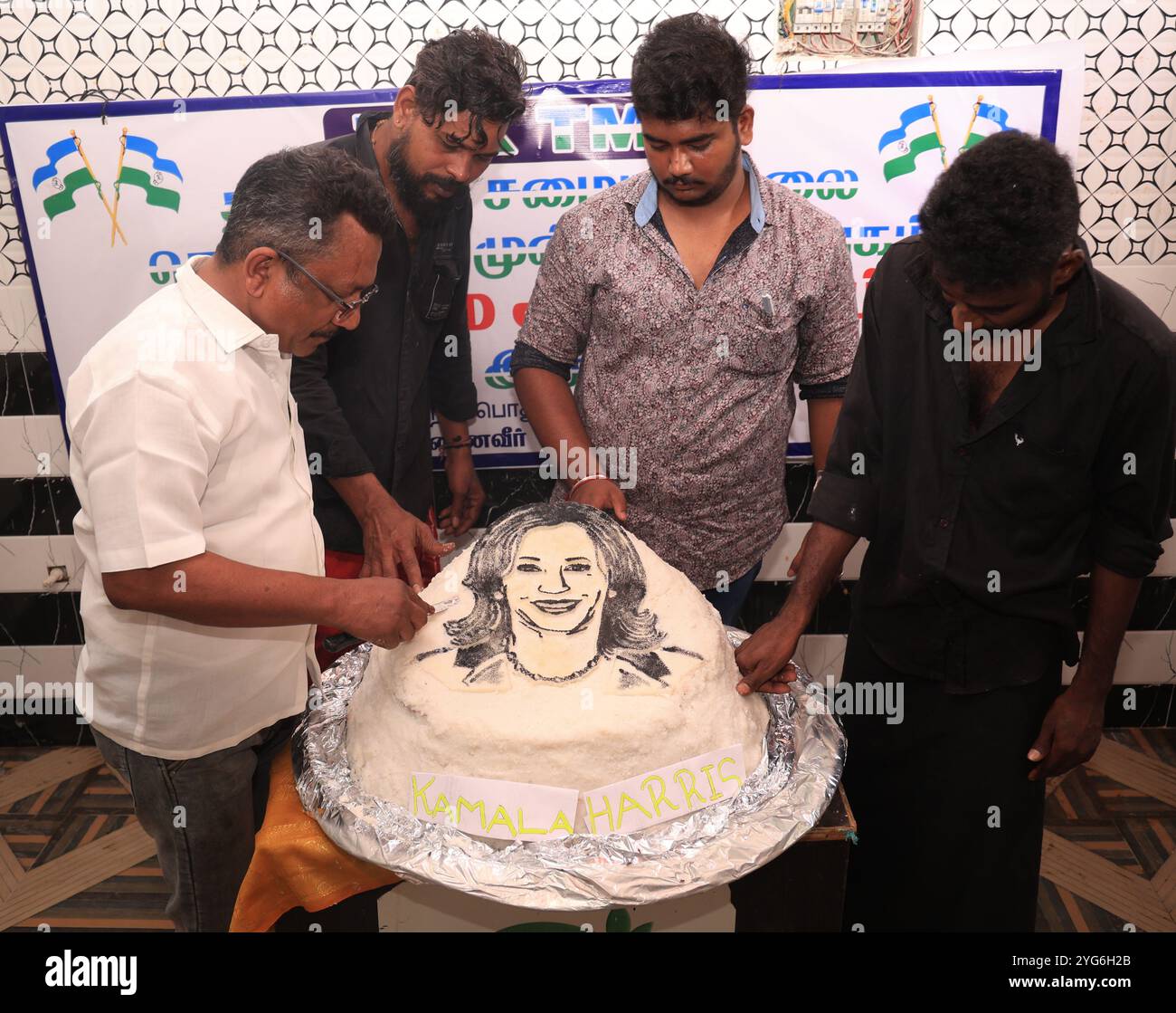 Kamala Devi Harris (English: /ˈkɑːmələ ˈdeɪvi/ ⓘ,[1] born October 20 ...