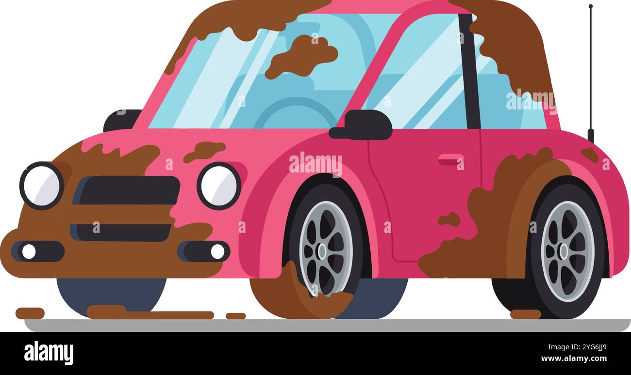 Muddy driving Stock Vector Images - Alamy