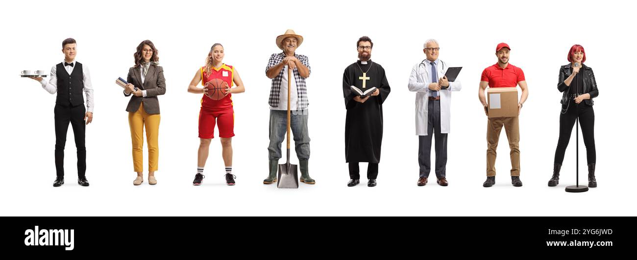 Priest in line Cut Out Stock Images & Pictures - Alamy