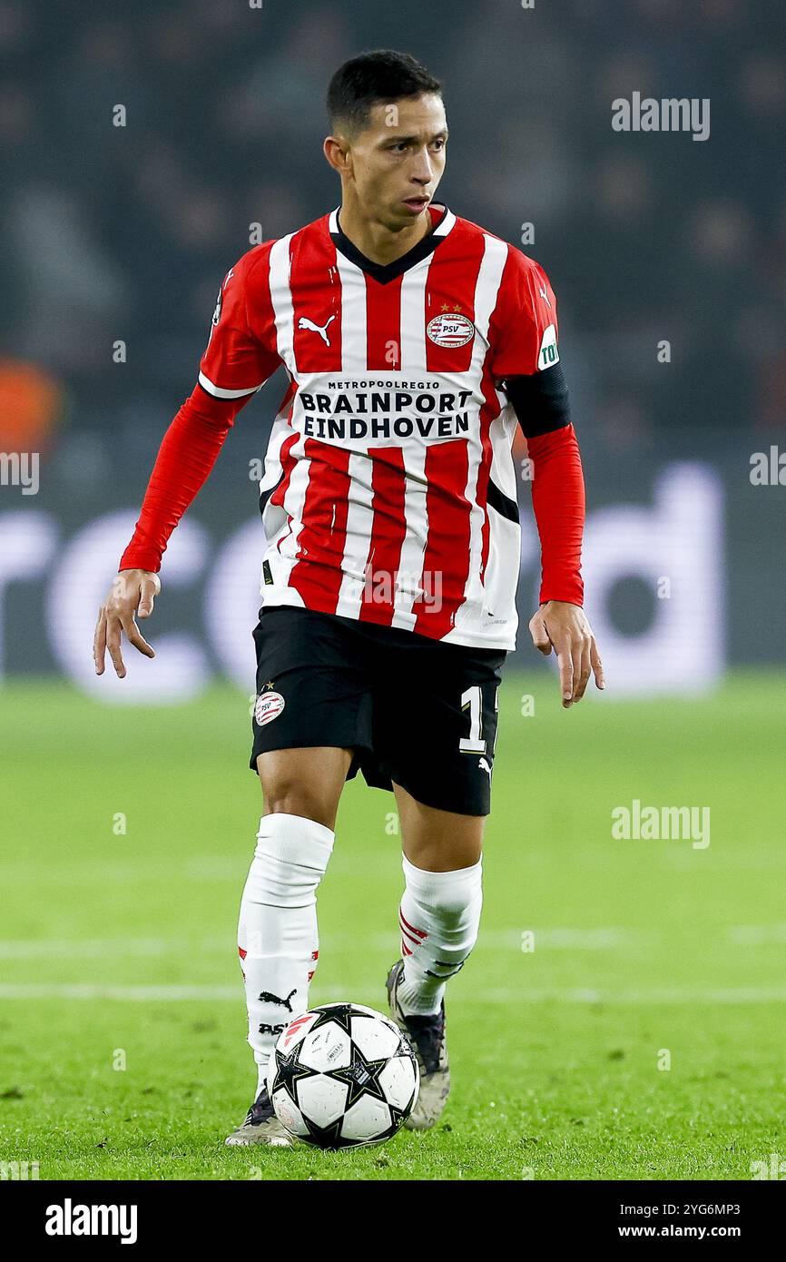 EINDHOVEN, 05-11-2024, Philips stadium. Dutch football. Champions ...