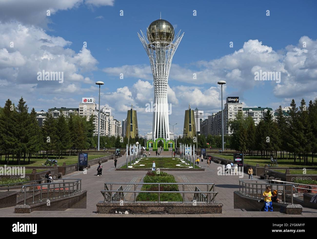 THE CENTER OF THE CAPITAL OF KAZAKHSTAN ASTANA - JUNE 28, 2023 ...