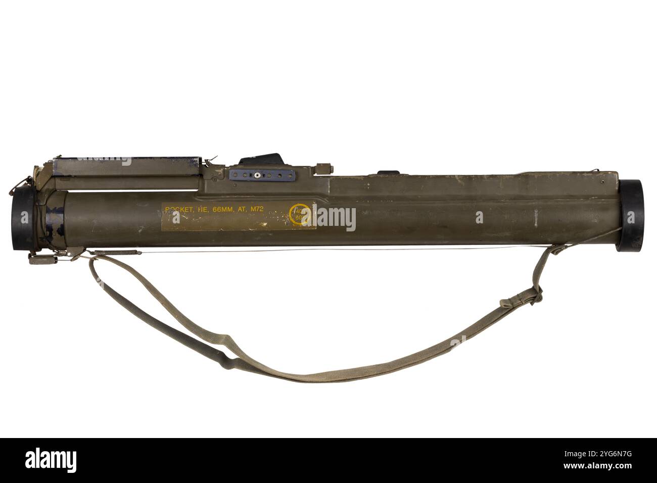 M72 High Explosive (HE) Anti Tank (AT) rocket propelled grenade ...