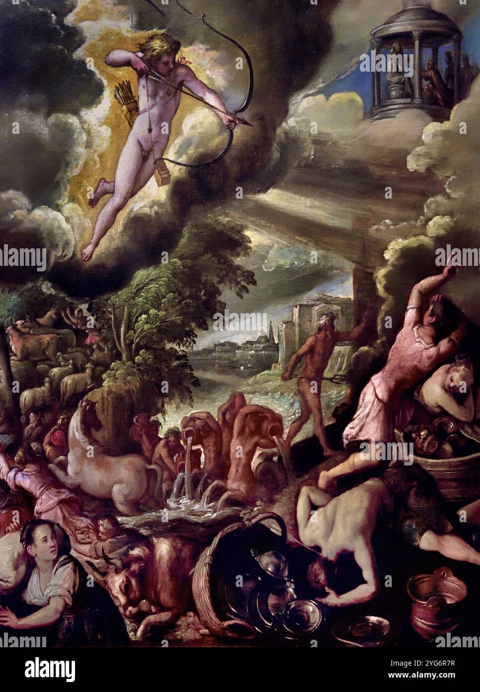 Apollo and Poseidon Punishing Troy, 1590 by Paolo Fiammingo - Pauwels ...