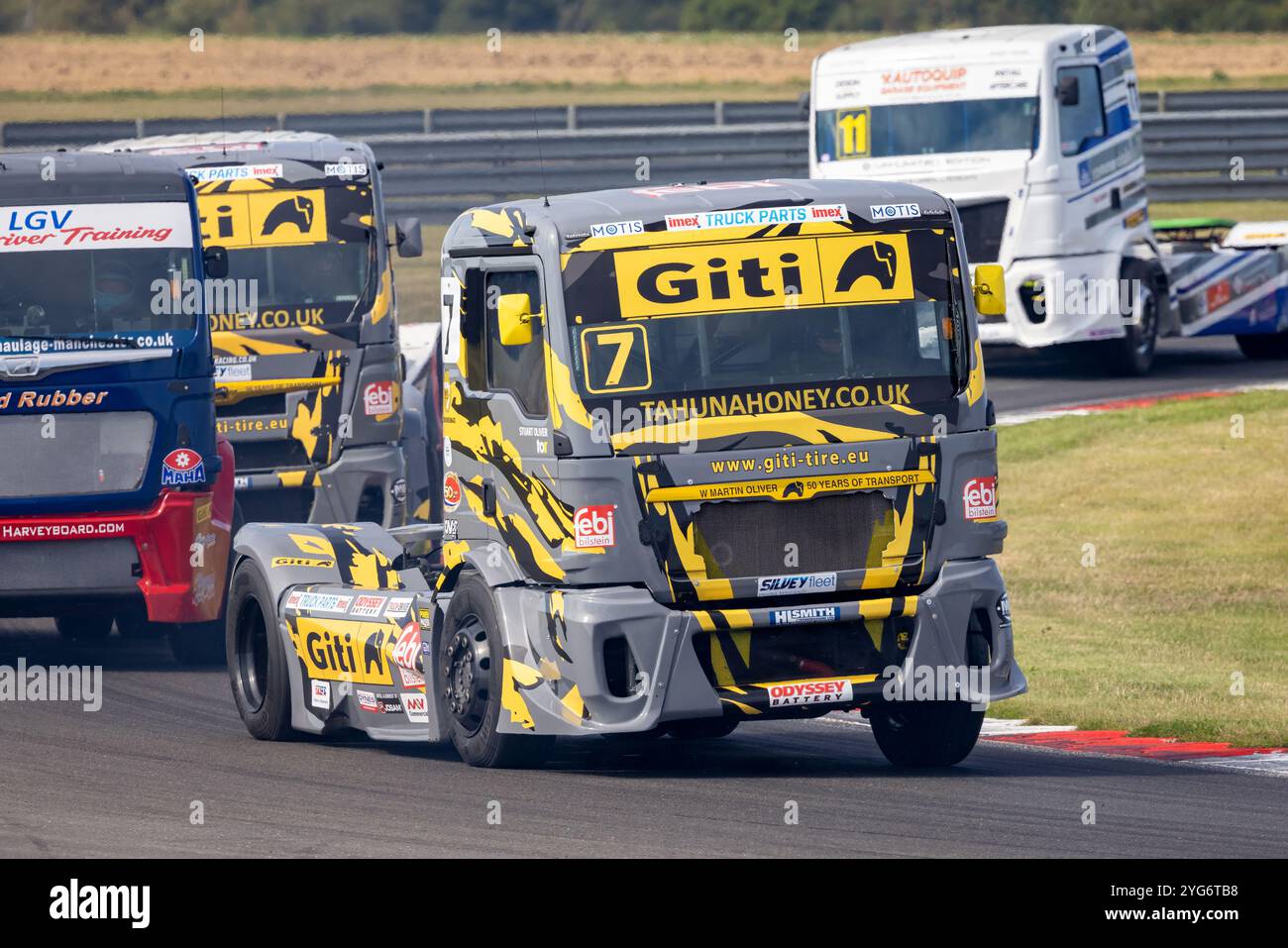 Stuart Oliver in his Team Oliver Racing Volvo VNL during the 2024 ...