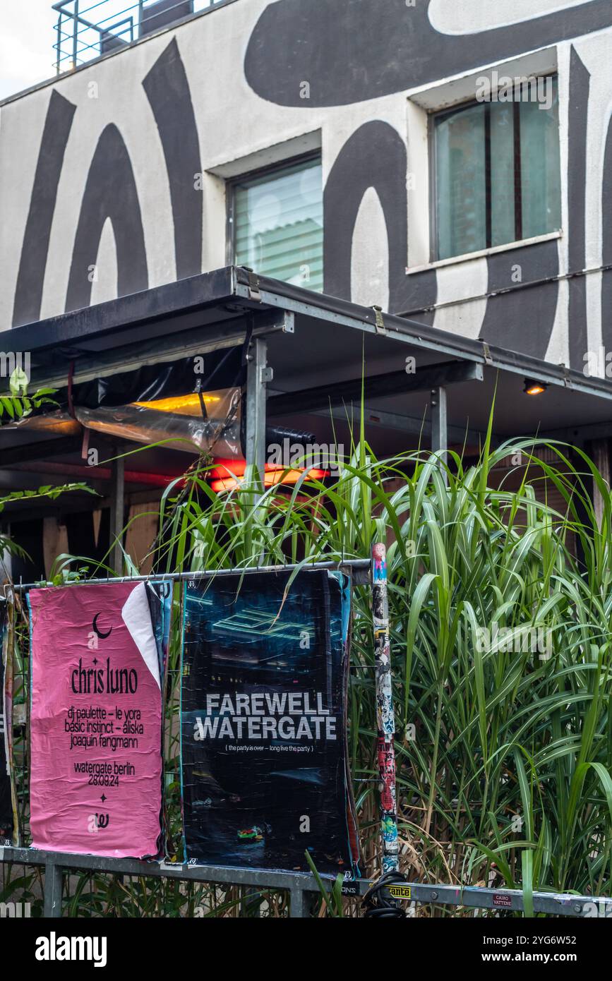 The recently closed down Watergate Club, Farewell Watergate poster ...