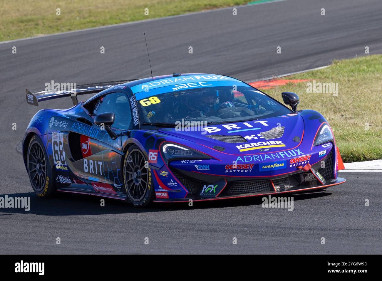 Aaron Morgan / Paul Fullickm TeamBRIT McLaren 570s GT4 during the 2024 ...