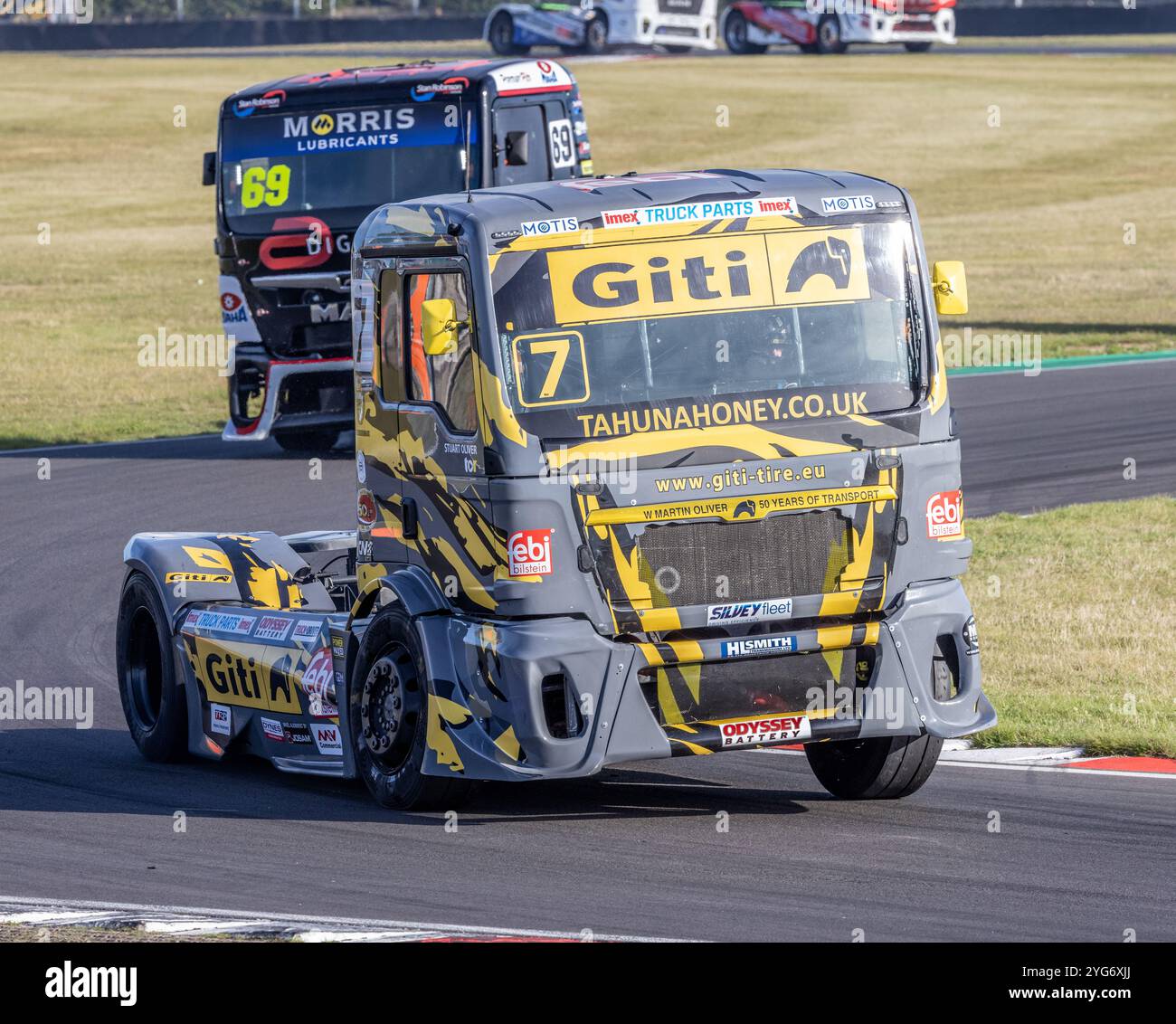 Stuart Oliver in his Team Oliver Racing Volvo VNL during the 2024 ...