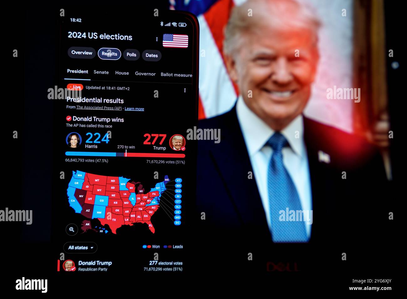 Donald trump win 2024 elections hi-res stock photography and images - Alamy