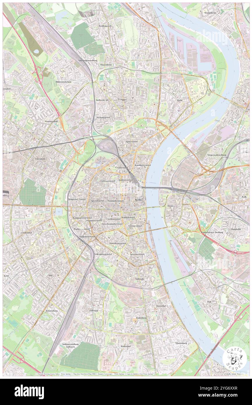 Map cologne dom hi-res stock photography and images - Alamy