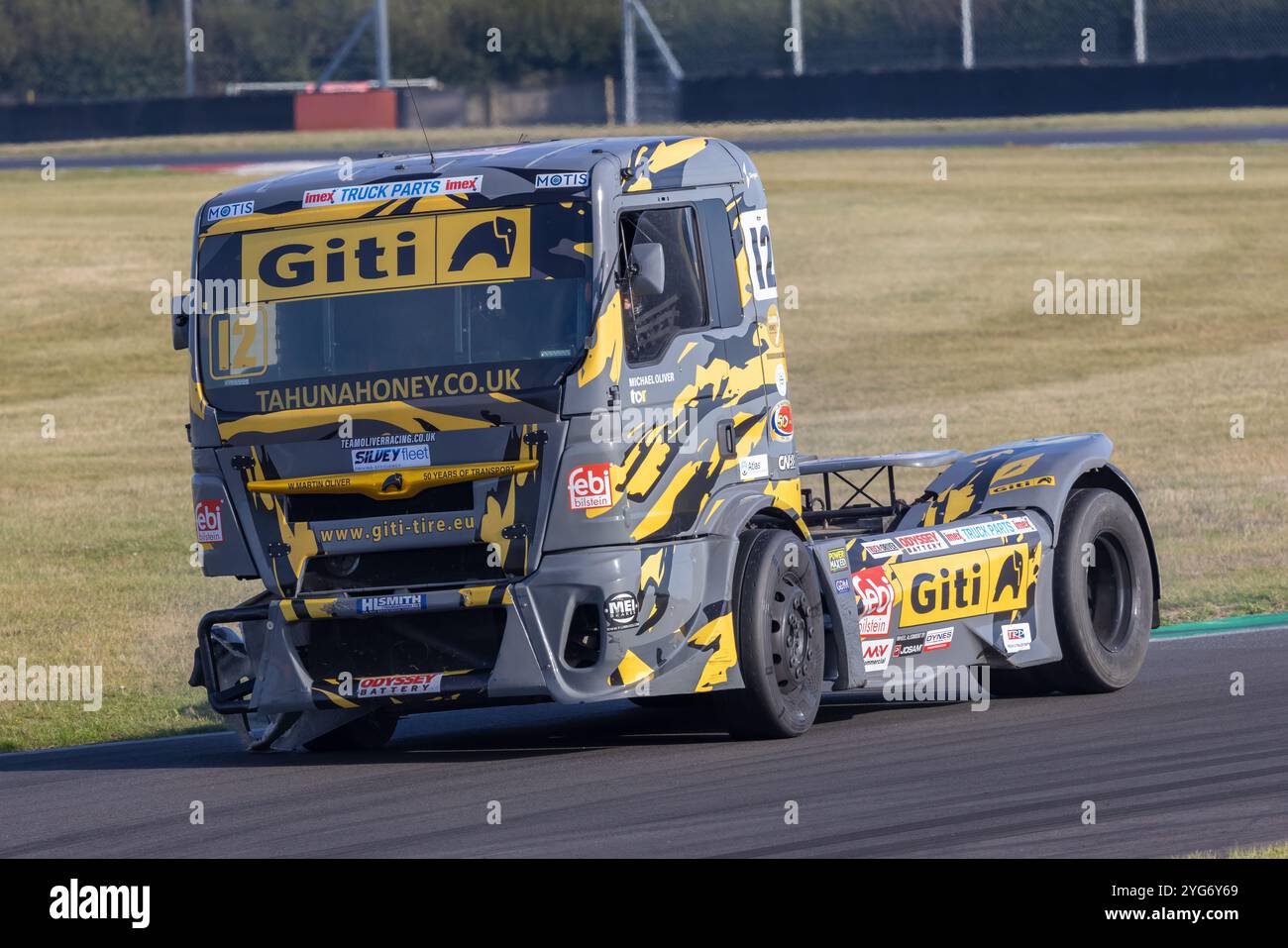 Michael Oliver in his Team Oliver Racing MAN TGX during the 2024 ...
