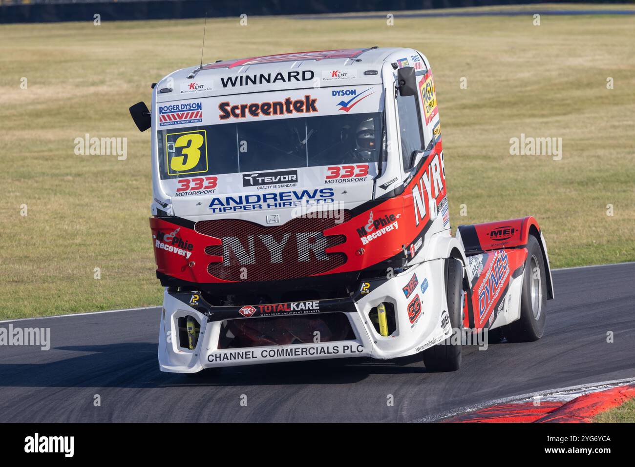 Steven Powell in his Powells Motorsport MAN TGA during the 2024 British ...