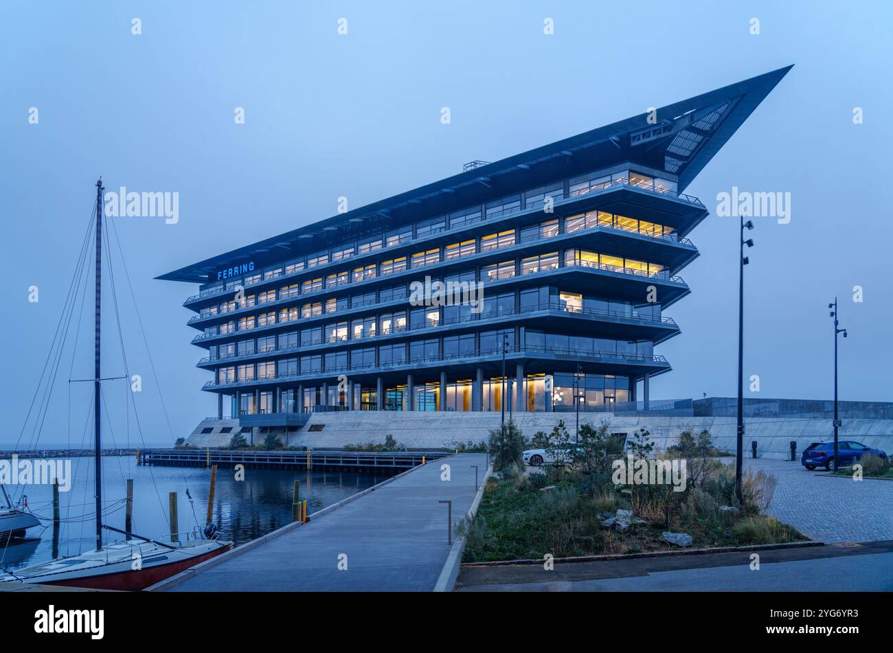 Copenhagen, Denmark - Ferring Soundport building by Foster + Partners ...