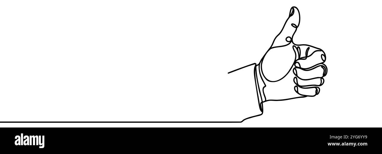 Continuous line drawing of like icon. . Vector illustration. Like icon ...