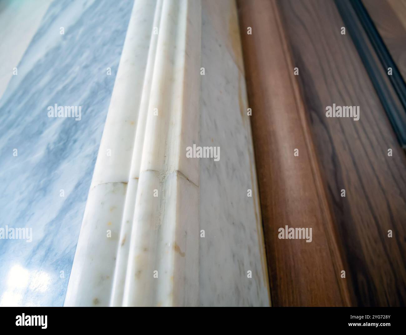Door slope and trim made of marble Stock Photo - Alamy