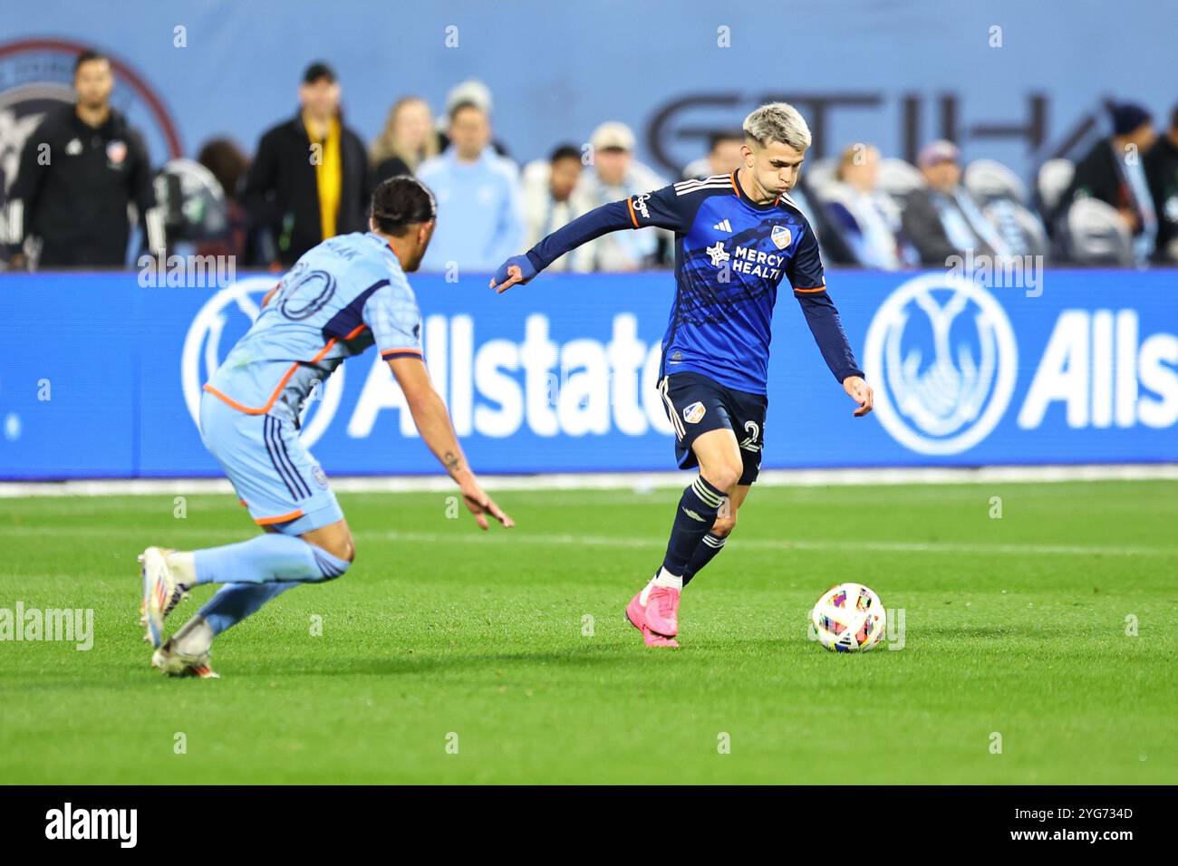 FC Cincinnati forward Luca Orellano #23 during action in Game 2 of the ...