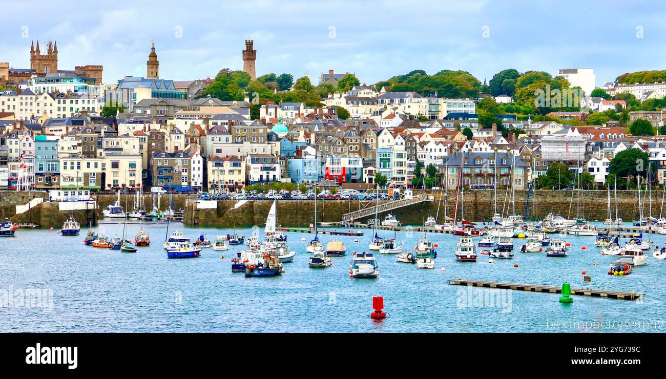 Panorama st peter port hi-res stock photography and images - Alamy