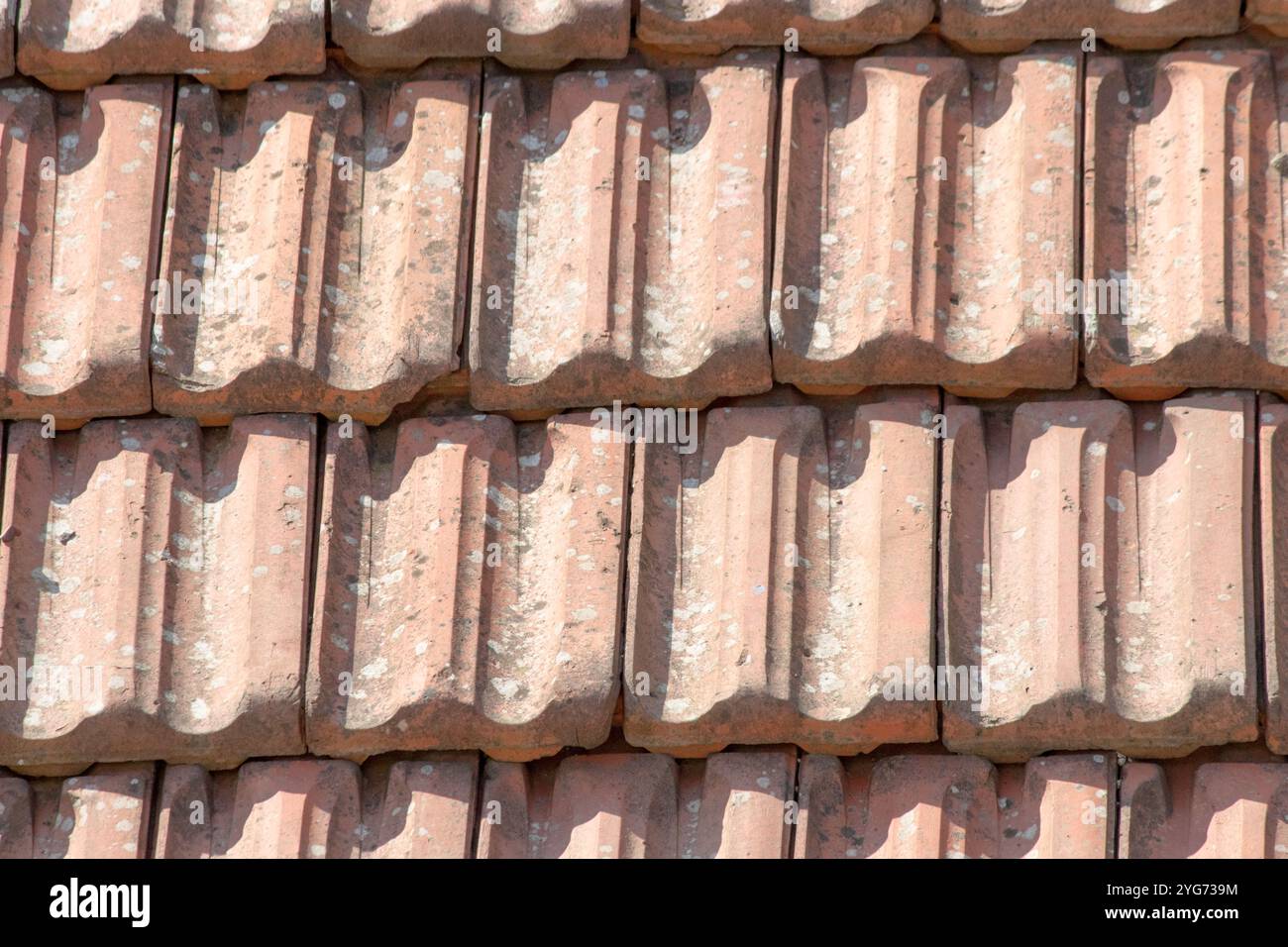 Roof tiles background idea concept. Texture pattern. Wallpaper. Red ...