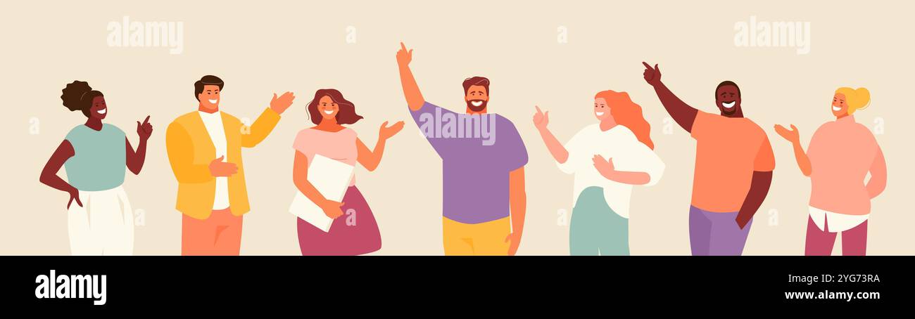 Smiling adult man girl Stock Vector Images - Alamy