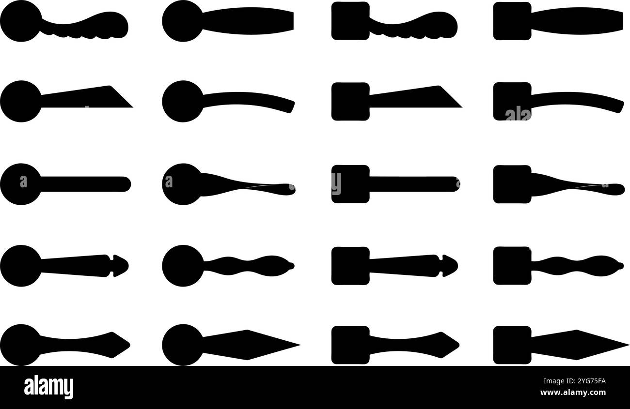 Safety knobs Black and White Stock Photos & Images - Alamy