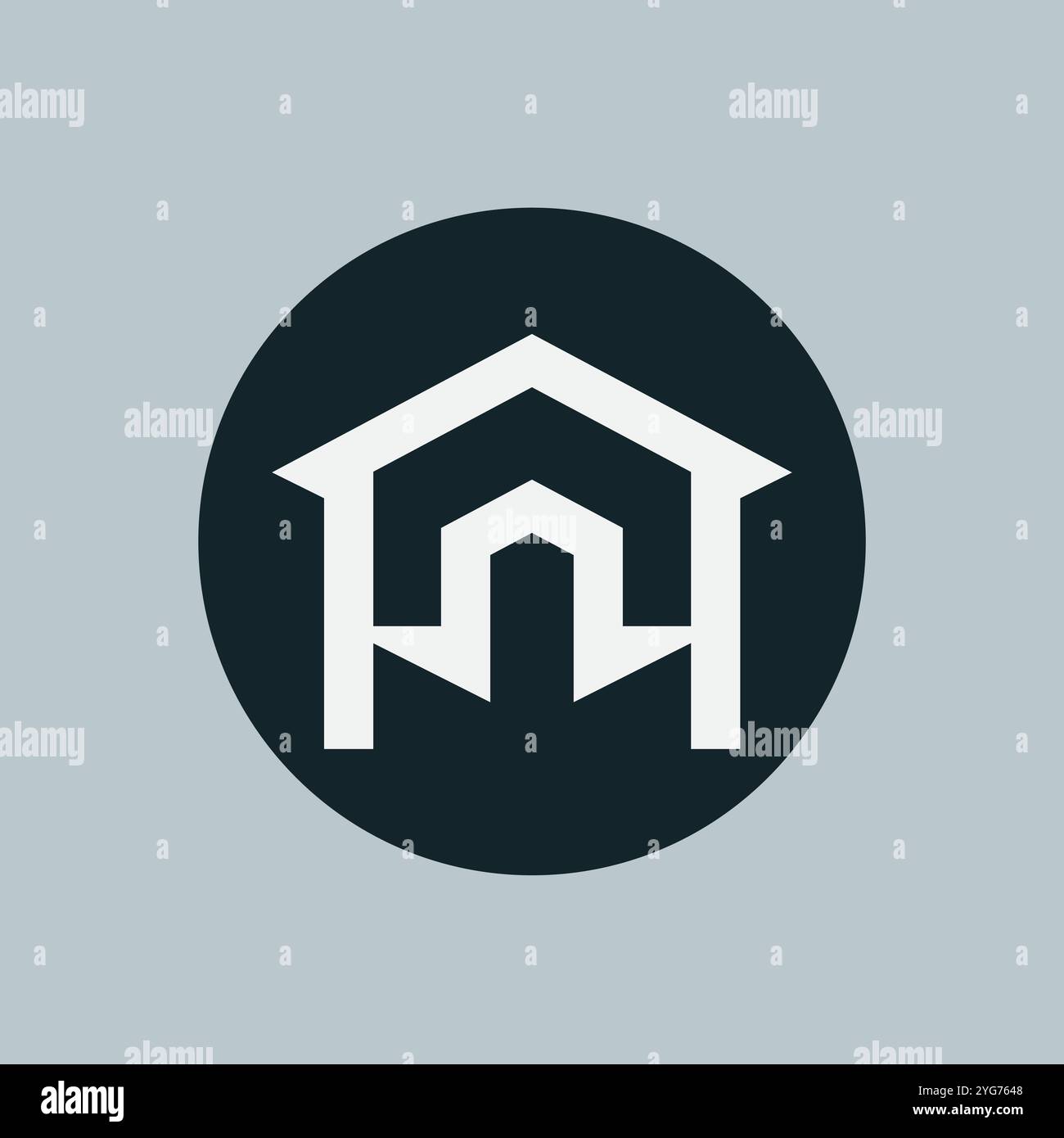 modified house icon Its unique shape with strong and simple lines gives ...