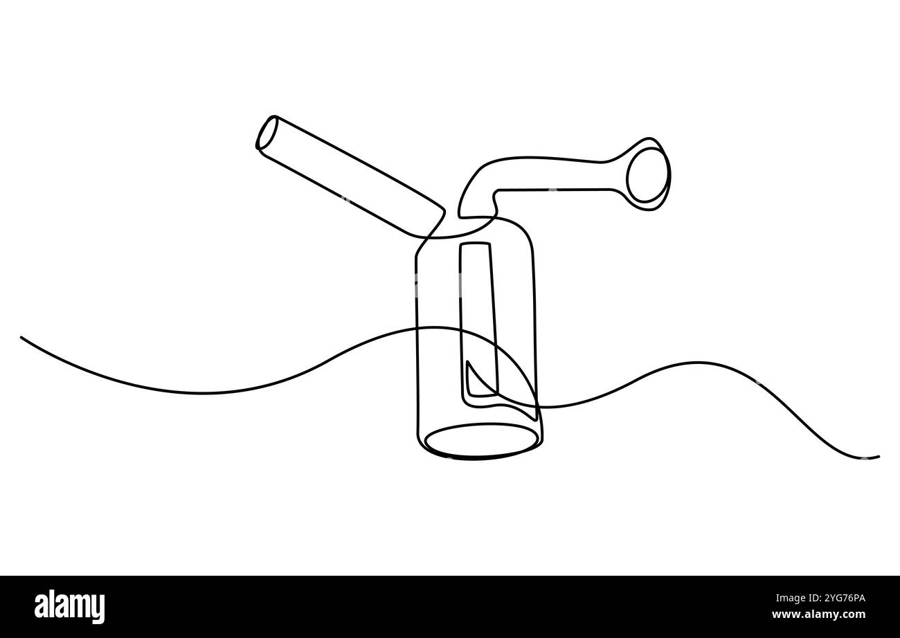 one line art drawing Stock Vector Image & Art - Alamy