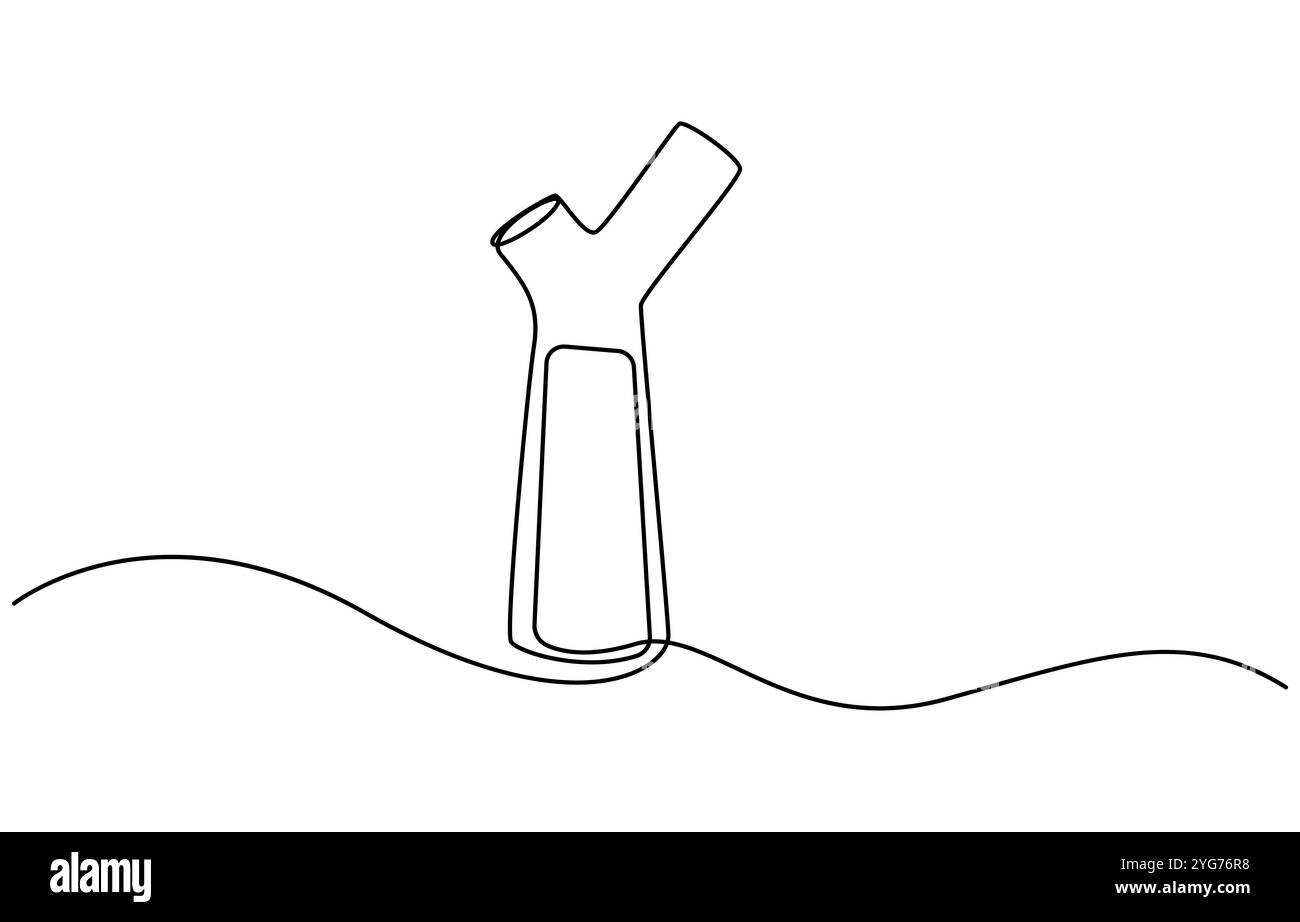 one line art drawing Stock Vector Image & Art - Alamy