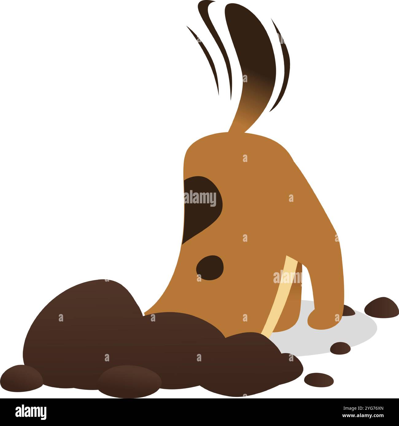 Mound of soil Stock Vector Images - Alamy